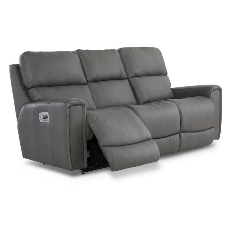 La-Z-Boy Apollo Power Leather Match Reclining Sofa with Power Headrest & Lumbar | Wayfair